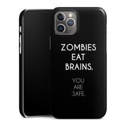 DeinDesign iPhone 12 Pro Handy Premium Case Smartphone Handyh&uuml;lle Schutzh&uuml;lle gl&auml;nzend Statement Funny Zombie Premium Case
