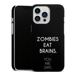 DeinDesign iPhone 13 Pro Handy Premium Case Smartphone Handyh&uuml;lle Schutzh&uuml;lle matt Statement Funny Zombie Premium Case