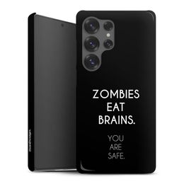 DeinDesign Galaxy S25 Ultra Handy Premium Case Smartphone Handyh&uuml;lle Schutzh&uuml;lle gl&auml;nzend Statement Funny Zombie Premium Case