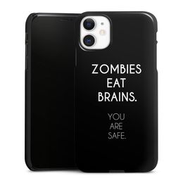 DeinDesign iPhone 11 Handy Premium Case Smartphone Handyh&uuml;lle Schutzh&uuml;lle gl&auml;nzend Funny Zombie Statement Premium Case
