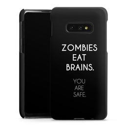 DeinDesign Galaxy S10e Handy Premium Case Smartphone Handyh&uuml;lle Schutzh&uuml;lle matt Statement Funny Zombie Premium Case