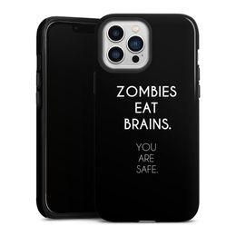 DeinDesign iPhone 13 Pro Max Handy Panzer Handyh&uuml;lle robuste Outdoor H&uuml;lle Schutzh&uuml;lle gl&auml;nzend Statement Funny Zombie Tough Case