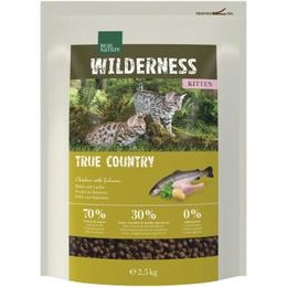 REAL NATURE WILDERNESS Trockenfutter Katze, Kitten, True Country, Huhn mit Fisch 2,5 kg