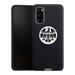 DeinDesign Galaxy S20 Handy Panzer Handyh&uuml;lle robuste Outdoor H&uuml;lle Schutzh&uuml;lle matt Logo Eintracht Frankfurt Eagle Tough Case