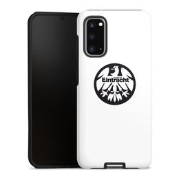 DeinDesign Galaxy S20 Handy Panzer Handyh&uuml;lle robuste Outdoor H&uuml;lle Schutzh&uuml;lle matt Eagle Logo Eintracht Frankfurt Tough Case