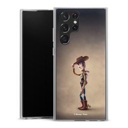 DeinDesign Galaxy S22 Ultra Handy Silikon H&uuml;lle Case transparent Handyh&uuml;lle Disney Pixar Toy Story Woody Silikon Case