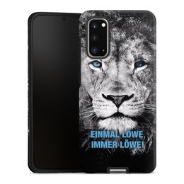 DeinDesign Galaxy S20 Handy Panzer Handyh&uuml;lle robuste Outdoor H&uuml;lle Schutzh&uuml;lle matt Official Licensed Product Tsv 1860 M&uuml;nchen Lion Tough Case