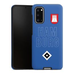 DeinDesign Galaxy S20 Handy Panzer Handyh&uuml;lle robuste Outdoor H&uuml;lle Schutzh&uuml;lle matt Official Licensed Product Hamburg Hamburger Sv Tough Case