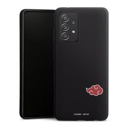 DeinDesign Galaxy A52s 5G Handy Premium Silikon H&uuml;lle Handyh&uuml;lle schwarz Case Official Licensed Product Akatsuki Naruto Shippuden Silikon Premium Case