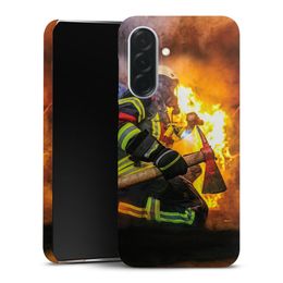 DeinDesign Galaxy A36 5G Handy Premium Case Smartphone Handyh&uuml;lle Schutzh&uuml;lle matt Life Saver Fire Fighters Fire Premium Case