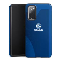 DeinDesign Galaxy S20 FE 5G Handy Panzer Handyh&uuml;lle robuste Outdoor H&uuml;lle Schutzh&uuml;lle gl&auml;nzend Official Licensed Product Bundesliga Fc Schalke 04 Tough Case