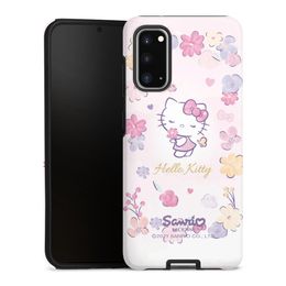 DeinDesign Galaxy S20 Handy Panzer Handyh&uuml;lle robuste Outdoor H&uuml;lle Schutzh&uuml;lle matt Hello Kitty Merchandise Water Colour Tough Case