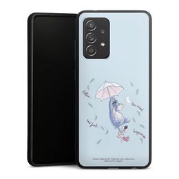 DeinDesign Galaxy A52s 5G Handy Premium Silikon H&uuml;lle Handyh&uuml;lle schwarz Case Disney Official Licensed Product Winnie The Pooh Eeyore Silikon Premium Case