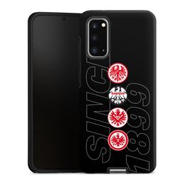 DeinDesign Galaxy S20 Handy Panzer Handyh&uuml;lle robuste Outdoor H&uuml;lle Schutzh&uuml;lle matt Logo Eagle Eintracht Frankfurt Tough Case