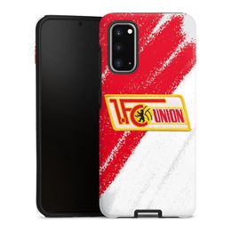 DeinDesign Galaxy S20 Handy Panzer Handyh&uuml;lle robuste Outdoor H&uuml;lle Schutzh&uuml;lle matt Official Licensed Product Logo 1. Fc Union Berlin Tough Case
