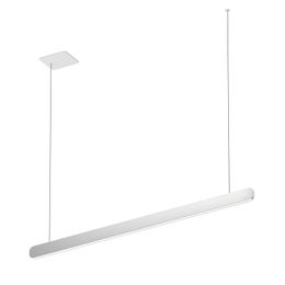 Occhio Mito volo 100 fix flat room Silber matt/ Baldachin Wei&szlig; matt