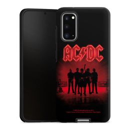 DeinDesign Galaxy S20 Handy Panzer Handyh&uuml;lle robuste Outdoor H&uuml;lle Schutzh&uuml;lle matt Band Acdc Official Licensed Product Tough Case