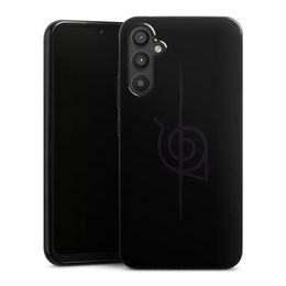 DeinDesign Galaxy A34 5G Handy Slim Case extra d&uuml;nn Silikon Handyh&uuml;lle schwarz H&uuml;lle Konoha Sasuke Naruto Shippuden Silikon Slim Case