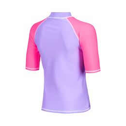 arena Kinder-UV-Kurzarm-Schwimmshirt &raquo;Rash Graphic&laquo; - Kinder - Gr. 128 - pink