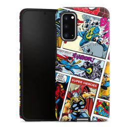 DeinDesign Galaxy S20 Handy Panzer Handyh&uuml;lle robuste Outdoor H&uuml;lle Schutzh&uuml;lle matt Avengers Marvel Comic Tough Case