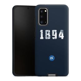 DeinDesign Galaxy S20 Handy Panzer Handyh&uuml;lle robuste Outdoor H&uuml;lle Schutzh&uuml;lle matt Karlsruher Sc Ksc Bundesliga Tough Case