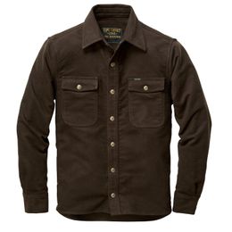 PIKE BROTHERS Herren-Hemdjacke Moleskin S Braun