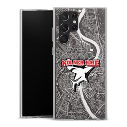 DeinDesign Galaxy S22 Ultra Handy Silikon H&uuml;lle Case transparent Handyh&uuml;lle K&ouml;lner Haie Ice Hockey Official Licensed Product Silikon Case