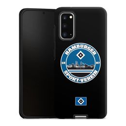 DeinDesign Galaxy S20 Handy Panzer Handyh&uuml;lle robuste Outdoor H&uuml;lle Schutzh&uuml;lle matt Hsv Logo Hamburger Sv Tough Case