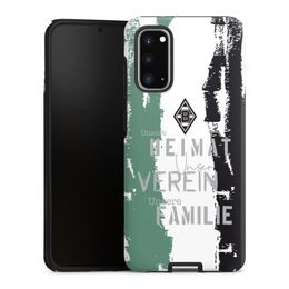 DeinDesign Galaxy S20 Handy Panzer Handyh&uuml;lle robuste Outdoor H&uuml;lle Schutzh&uuml;lle matt Official Licensed Product Borussia M&ouml;nchengladbach Statement Tough Case