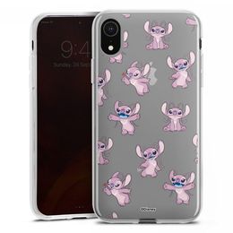 DeinDesign iPhone Xr Handy Silikon H&uuml;lle Case transparent Handyh&uuml;lle Lilo & Stitch Angel Disney Silikon Case