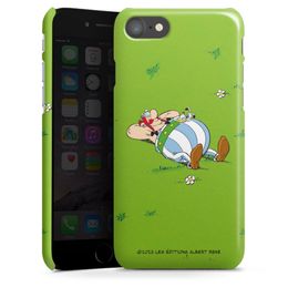 DeinDesign iPhone SE (2020) Handy Premium Case Smartphone Handyh&uuml;lle Schutzh&uuml;lle gl&auml;nzend Asterix Obelix Official Licensed Product Premium Case