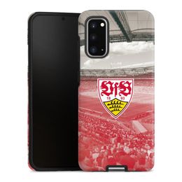 DeinDesign Galaxy S20 Handy Panzer Handyh&uuml;lle robuste Outdoor H&uuml;lle Schutzh&uuml;lle matt Stadium Vfb Stuttgart Official Licensed Product Tough Case