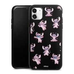 DeinDesign iPhone 11 Handy Silikon H&uuml;lle Case schwarz Handyh&uuml;lle Lilo & Stitch Angel Disney