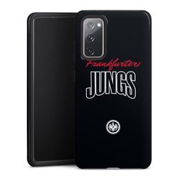 DeinDesign Galaxy S20 FE 5G Handy Panzer Handyh&uuml;lle robuste Outdoor H&uuml;lle Schutzh&uuml;lle gl&auml;nzend Eintracht Frankfurt Sge Official Licensed Product Tough Case