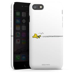 DeinDesign iPhone SE (2022) Handy Premium Case Smartphone Handyh&uuml;lle Schutzh&uuml;lle gl&auml;nzend Peanuts Official Licensed Product Children Premium Case