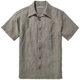 PIKE BROTHERS Herren-Leinenhemd Halbarm 1947 XL Beigemelange