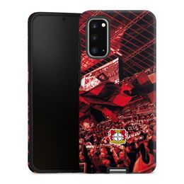 DeinDesign Galaxy S20 Handy Panzer Handyh&uuml;lle robuste Outdoor H&uuml;lle Schutzh&uuml;lle matt Official Licensed Product Bayer 04 Leverkusen Merchandise Tough Case