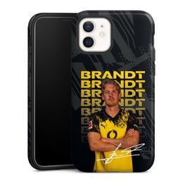 DeinDesign iPhone 12 mini Handy Panzer Handyh&uuml;lle robuste Outdoor H&uuml;lle Schutzh&uuml;lle gl&auml;nzend Julian Brandt Bvb Borussia Dortmund Tough Case