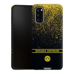 DeinDesign Galaxy S20 Handy Panzer Handyh&uuml;lle robuste Outdoor H&uuml;lle Schutzh&uuml;lle matt Bvb Ombre Borussia Dortmund Tough Case
