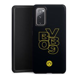 DeinDesign Galaxy S20 FE 5G Handy Panzer Handyh&uuml;lle robuste Outdoor H&uuml;lle Schutzh&uuml;lle gl&auml;nzend Lettering Official Licensed Product Bvb Tough Case