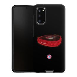 DeinDesign Galaxy S20 Handy Panzer Handyh&uuml;lle robuste Outdoor H&uuml;lle Schutzh&uuml;lle matt Fcb Fc Bayern M&uuml;nchen Official Licensed Product Stadium Tough Case