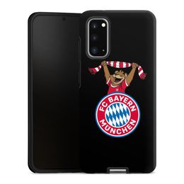 DeinDesign Galaxy S20 Handy Panzer Handyh&uuml;lle robuste Outdoor H&uuml;lle Schutzh&uuml;lle matt Bernie Official Licensed Product Fc Bayern M&uuml;nchen Tough Case