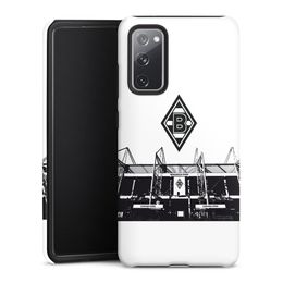 DeinDesign Galaxy S20 FE 5G Handy Panzer Handyh&uuml;lle robuste Outdoor H&uuml;lle Schutzh&uuml;lle gl&auml;nzend Die Fohlen Stadium Borussia M&ouml;nchengladbach Tough Case