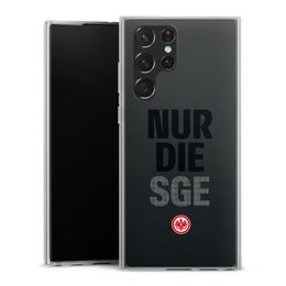 DeinDesign Galaxy S22 Ultra Handy Silikon H&uuml;lle Case transparent Handyh&uuml;lle Eintracht Frankfurt Sge Official Licensed Product Silikon Case