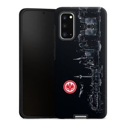 DeinDesign Galaxy S20 Handy Panzer Handyh&uuml;lle robuste Outdoor H&uuml;lle Schutzh&uuml;lle matt Skyline Eintracht Frankfurt Sge Tough Case
