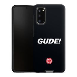 DeinDesign Galaxy S20 Handy Panzer Handyh&uuml;lle robuste Outdoor H&uuml;lle Schutzh&uuml;lle matt Bundesliga Eintracht Frankfurt Official Licensed Product Tough Case
