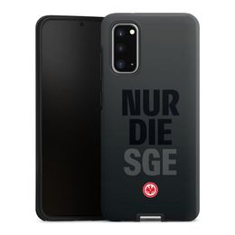 DeinDesign Galaxy S20 Handy Panzer Handyh&uuml;lle robuste Outdoor H&uuml;lle Schutzh&uuml;lle matt Eintracht Frankfurt Sge Official Licensed Product Tough Case