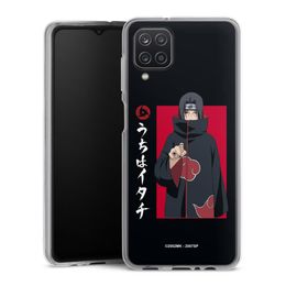 DeinDesign Galaxy A12 Handy Silikon H&uuml;lle Case transparent Handyh&uuml;lle Itachi Uchiha Official Licensed Product Naruto Shippuden Silikon Case