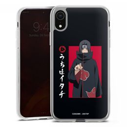 DeinDesign iPhone Xr Handy Silikon H&uuml;lle Case transparent Handyh&uuml;lle Official Licensed Product Itachi Uchiha Naruto Shippuden Silikon Case