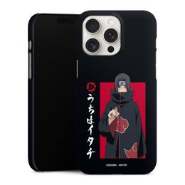 DeinDesign iPhone 15 Pro Max Handy Premium Case Smartphone Handyh&uuml;lle Schutzh&uuml;lle matt Official Licensed Product Itachi Uchiha Naruto Shippuden Premium Case